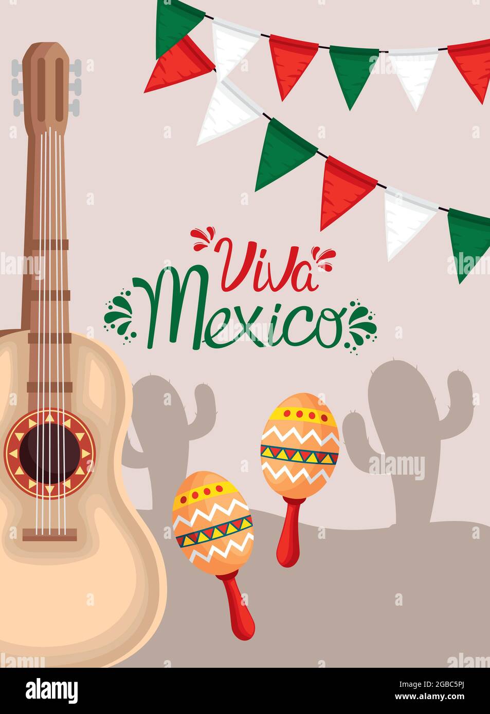 poster of viva mexico Stock Vector Image & Art - Alamy