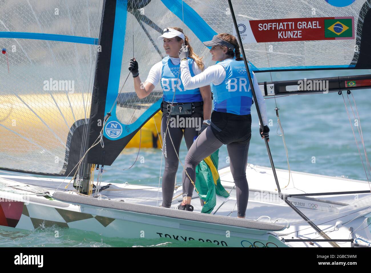 Team Brazil GRAEL Martine and KUNZE Kahena (BRA), AUGUST 3rd, 2021 ...