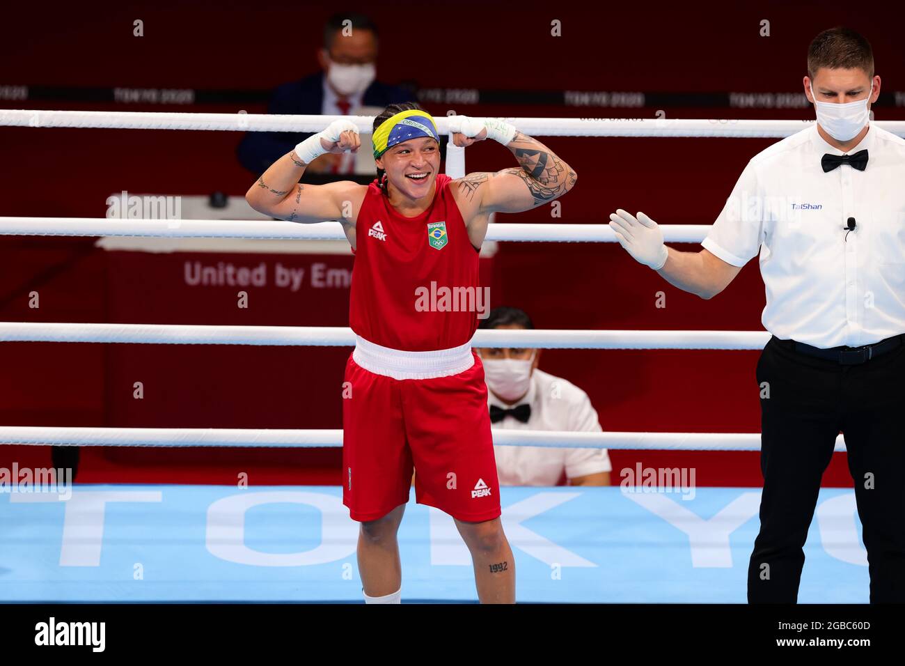 Tokyo, Japan, 3 August, 2021. Beatriz Ferreira of Team Brazil ...