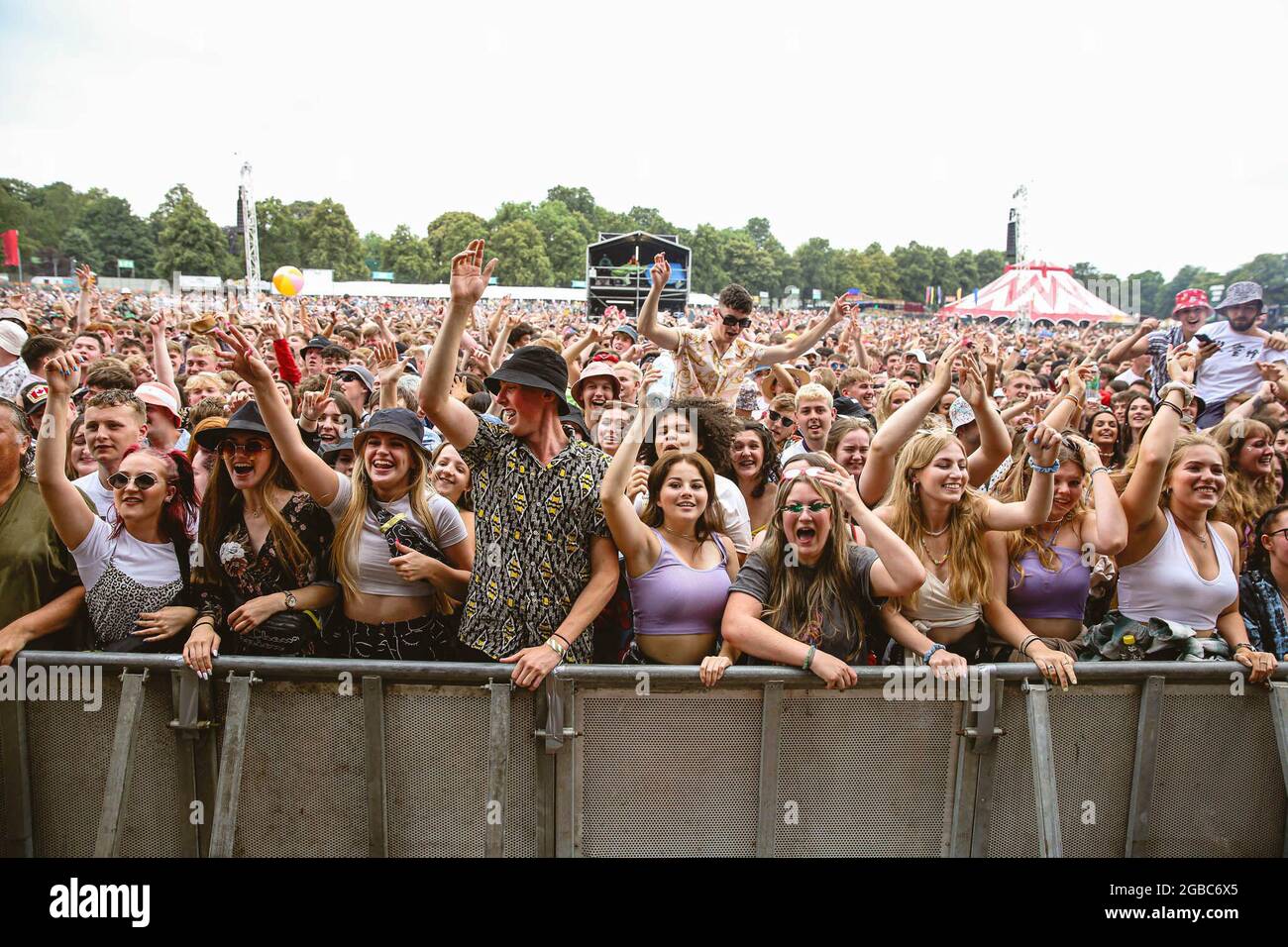 July 23, 2021: Tramlines Festival takes place in Hillsborough Park for ...