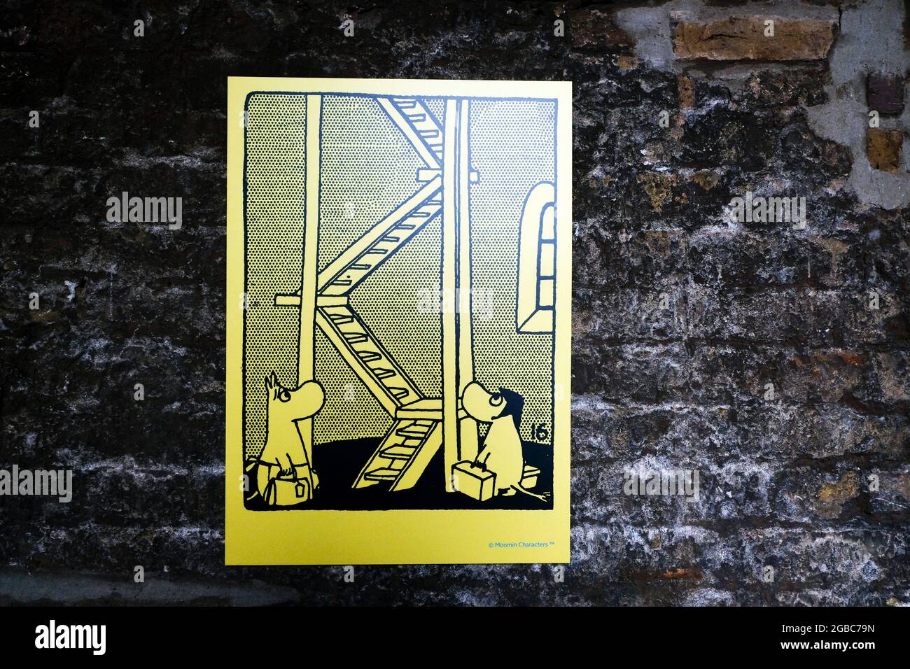 Walthamstow Wetlands, London, UK. 3rd Aug 2021. The Moomin Trail in ...