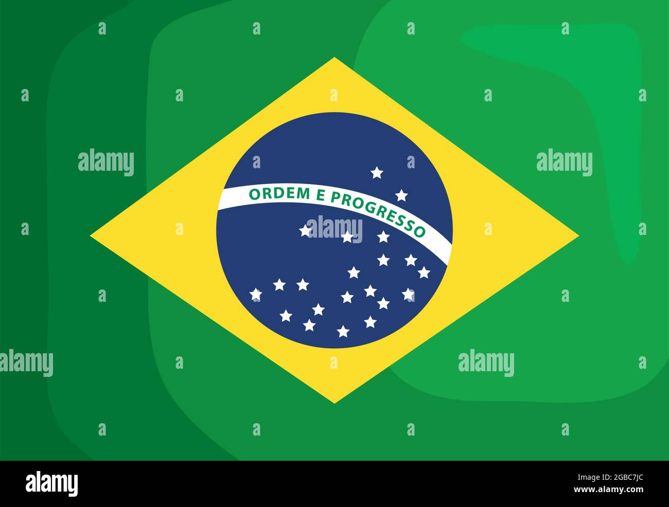 brazil flag icon Stock Vector Image & Art - Alamy