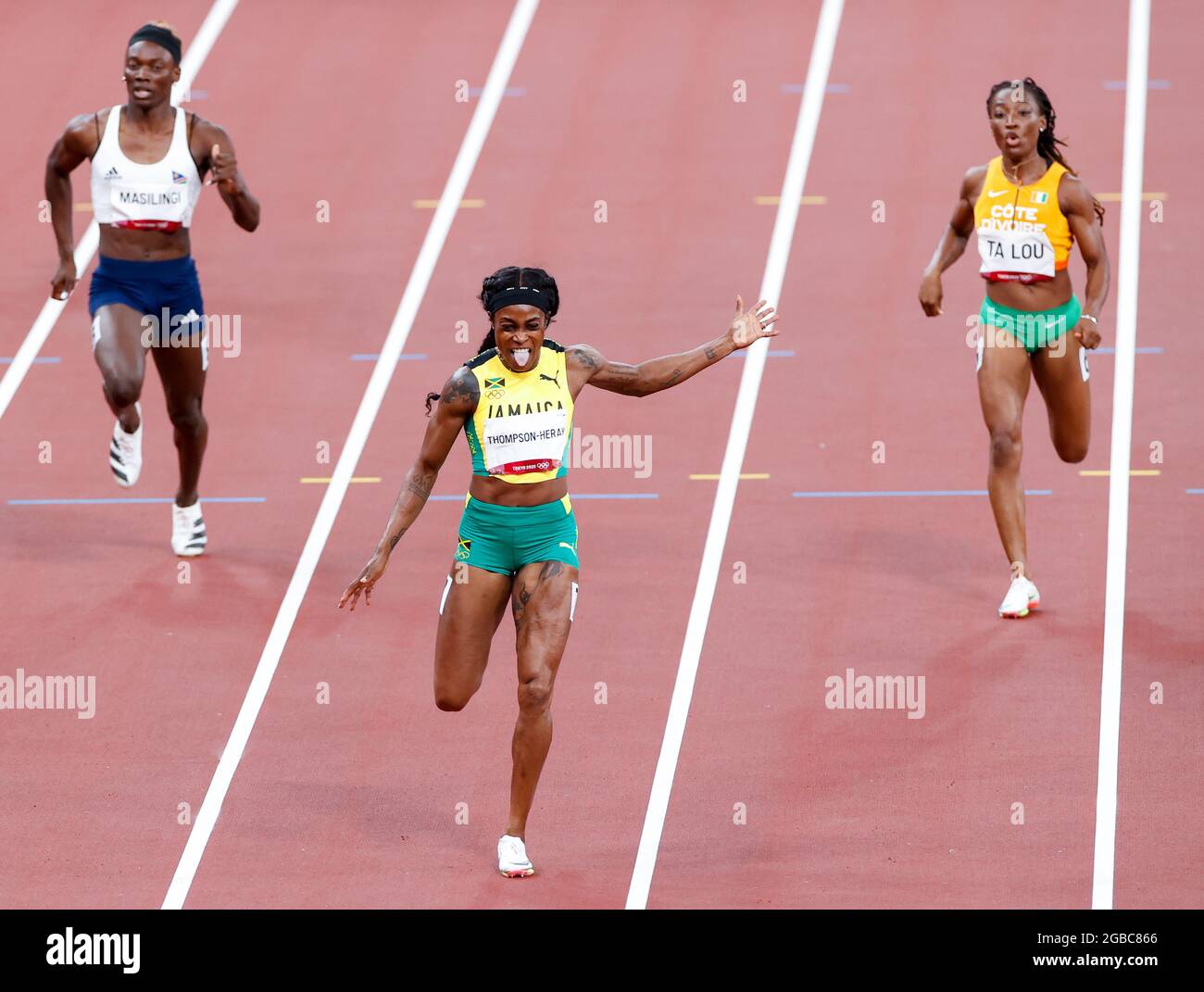 Tokyo, Japan. 03rd Aug, 2021. Athletics: Olympics, 200m, women, final ...