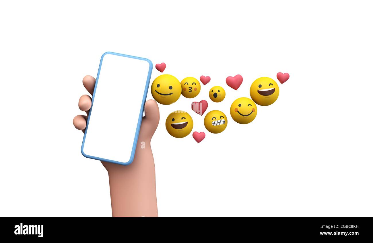 Social media icons emoji hi-res stock photography and images - Alamy