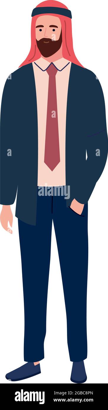 Young arab man wearing traditional Cut Out Stock Images & Pictures - Alamy