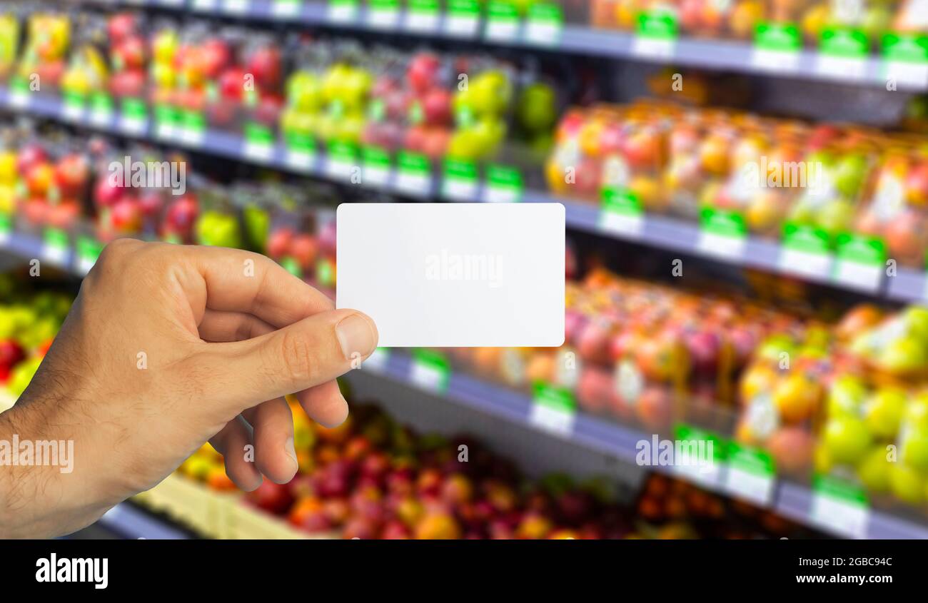 Mockup supermarket hi-res stock photography and images - Alamy
