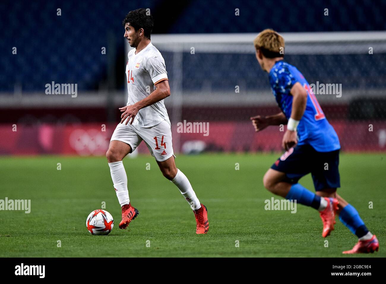 Saitama, Japan. 3rd Aug, 2021. SAITAMA, JAPAN - AUGUST 3: Carlos Soler ...