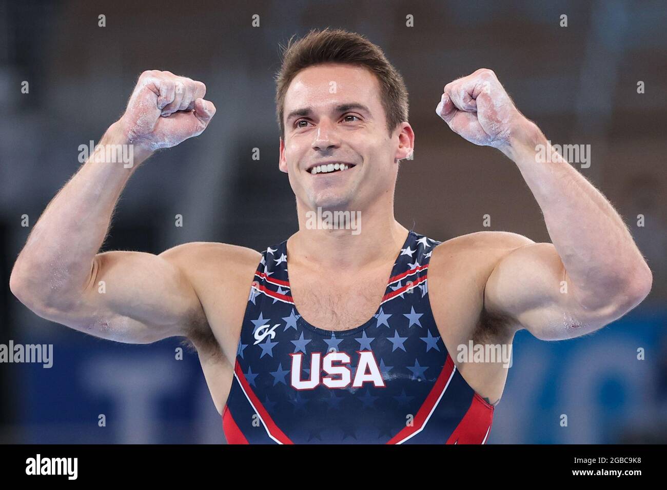 Tokyo, Japan. 3rd Aug, 2021. Samuel Mikulak of the United States ...