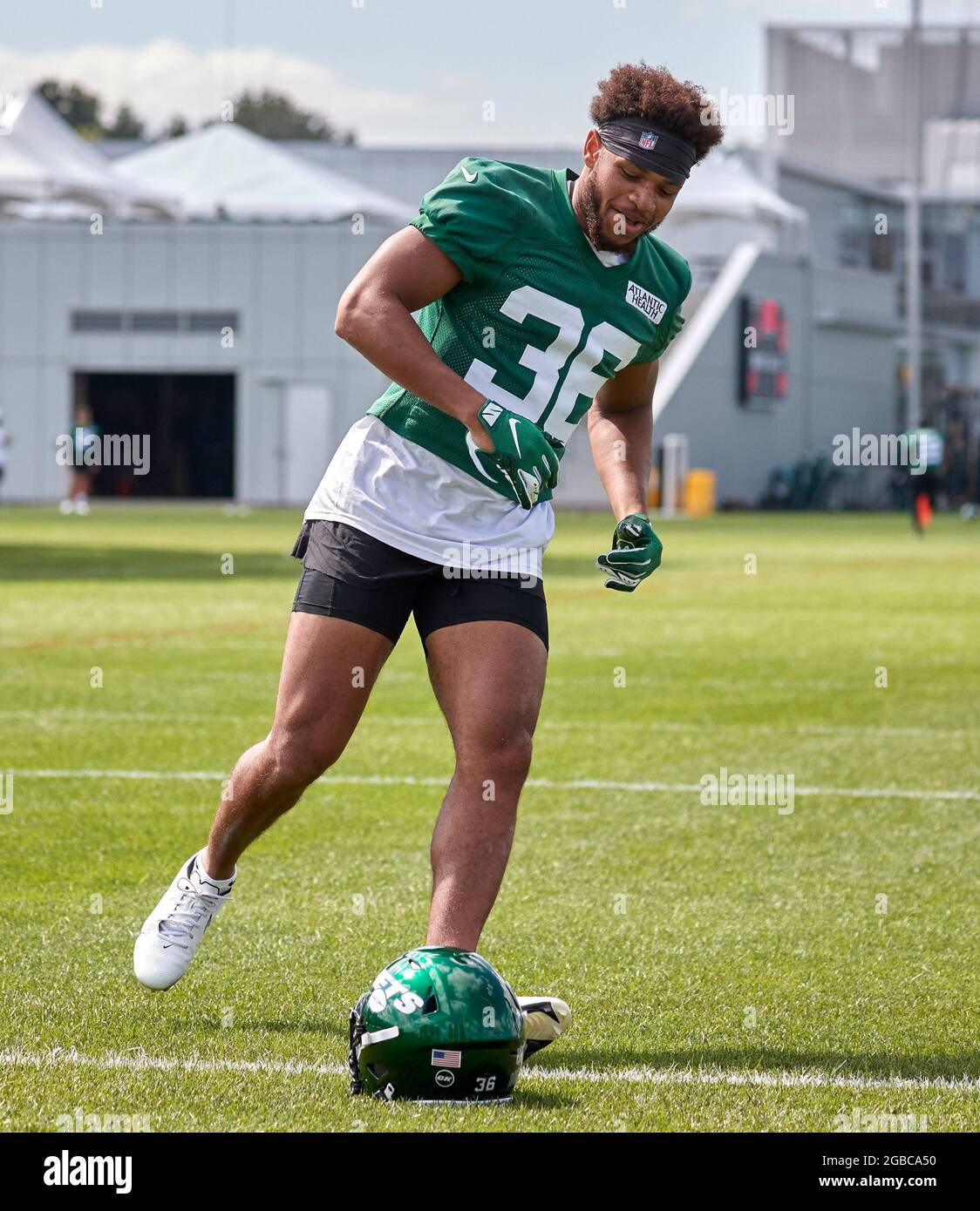 August 3, 2021, Florham Park, New Jersey, USA: New York Jets cornerback ...