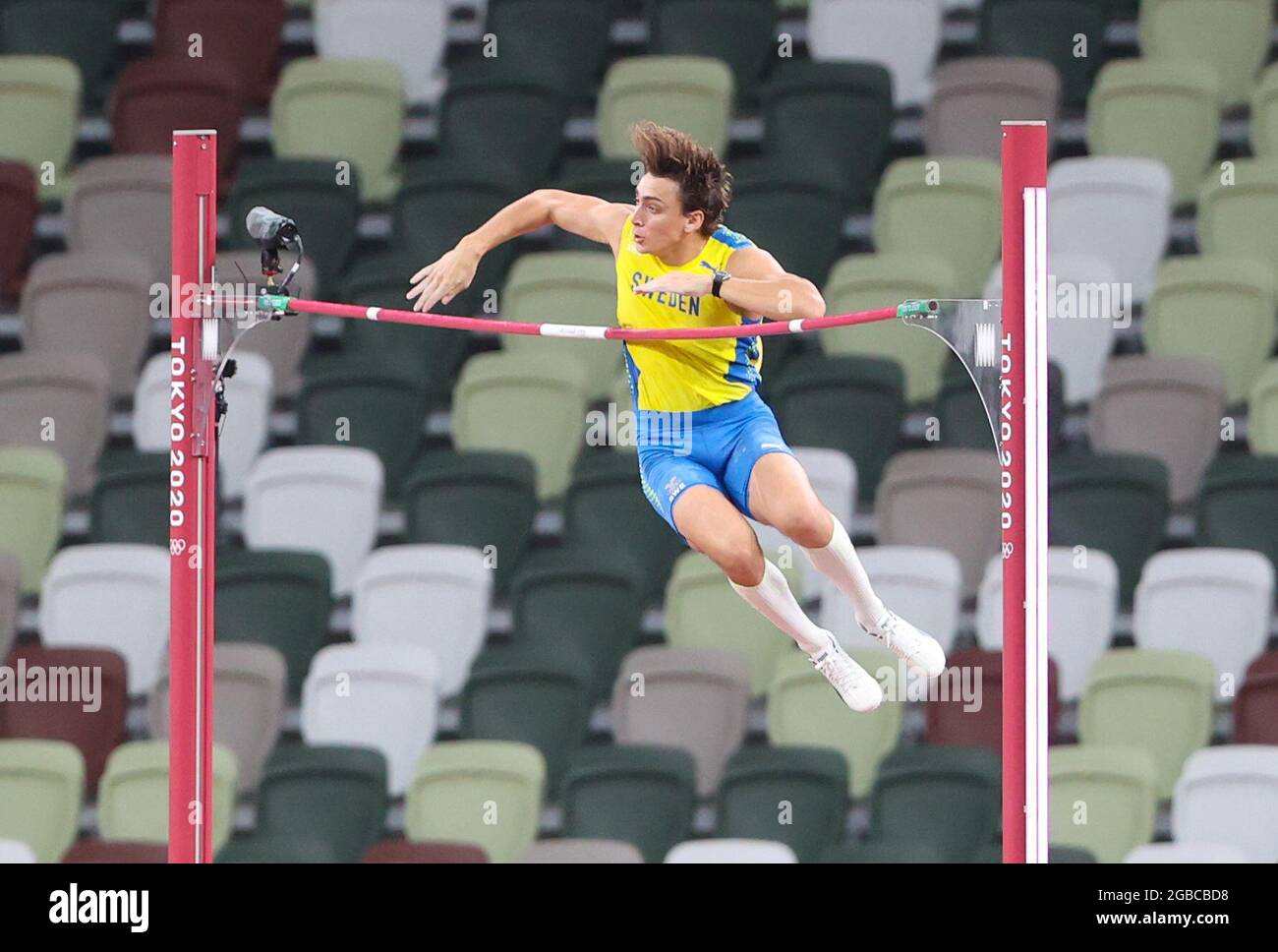 Tokyo, Japan. 03rd Aug, 2021. Athletics: Olympics, men's pole vault ...