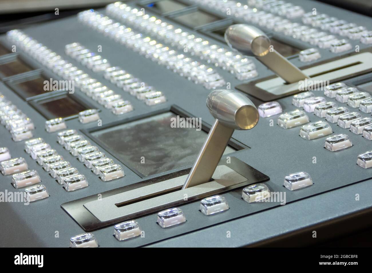 Professional broadcasting equipment on the NATEXPO Exhibition Stock ...