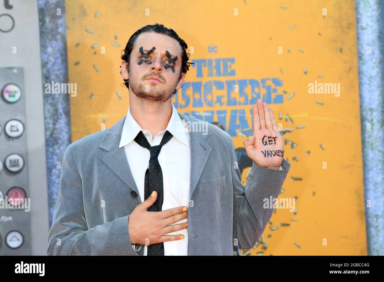 Los Angeles, CA. 2nd Aug, 2021. Singer Godson at arrivals for THE ...