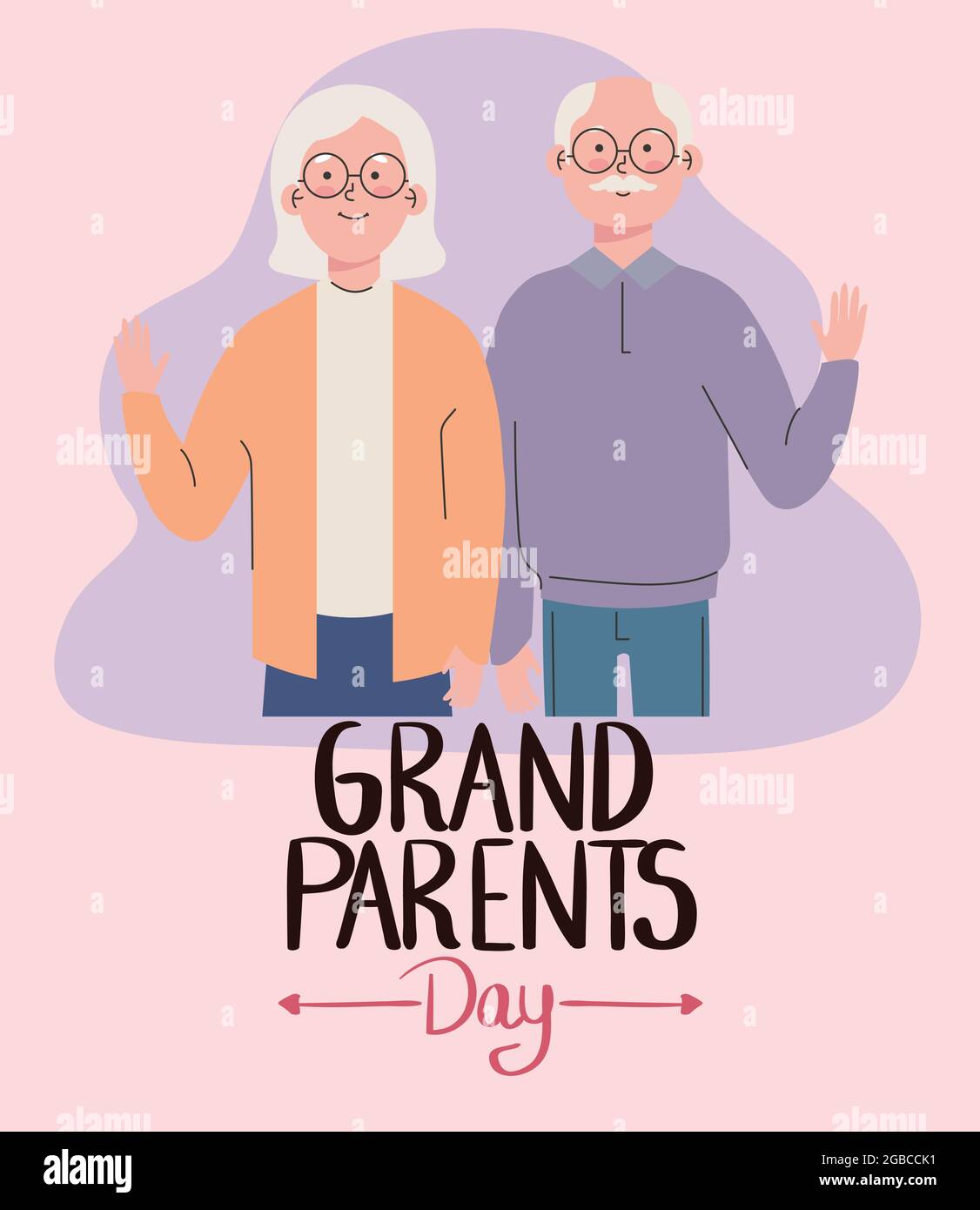 grandparents day card Stock Vector Image & Art - Alamy