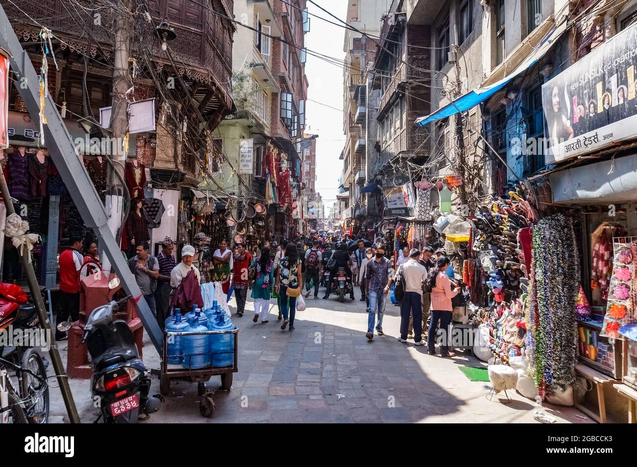 Asan Tol, market square in Kathmandu, Nepal Stock Photo - Alamy