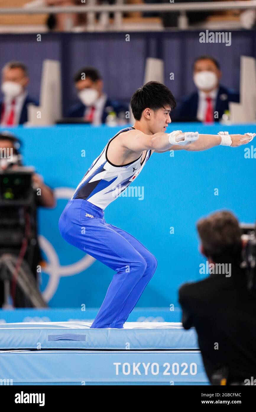 Tokyo, Japan. 3rd Aug, 2021. Daiki Hashimoto (JPN) Gymnastics - Artistic : Men's Horizontal Bar ...