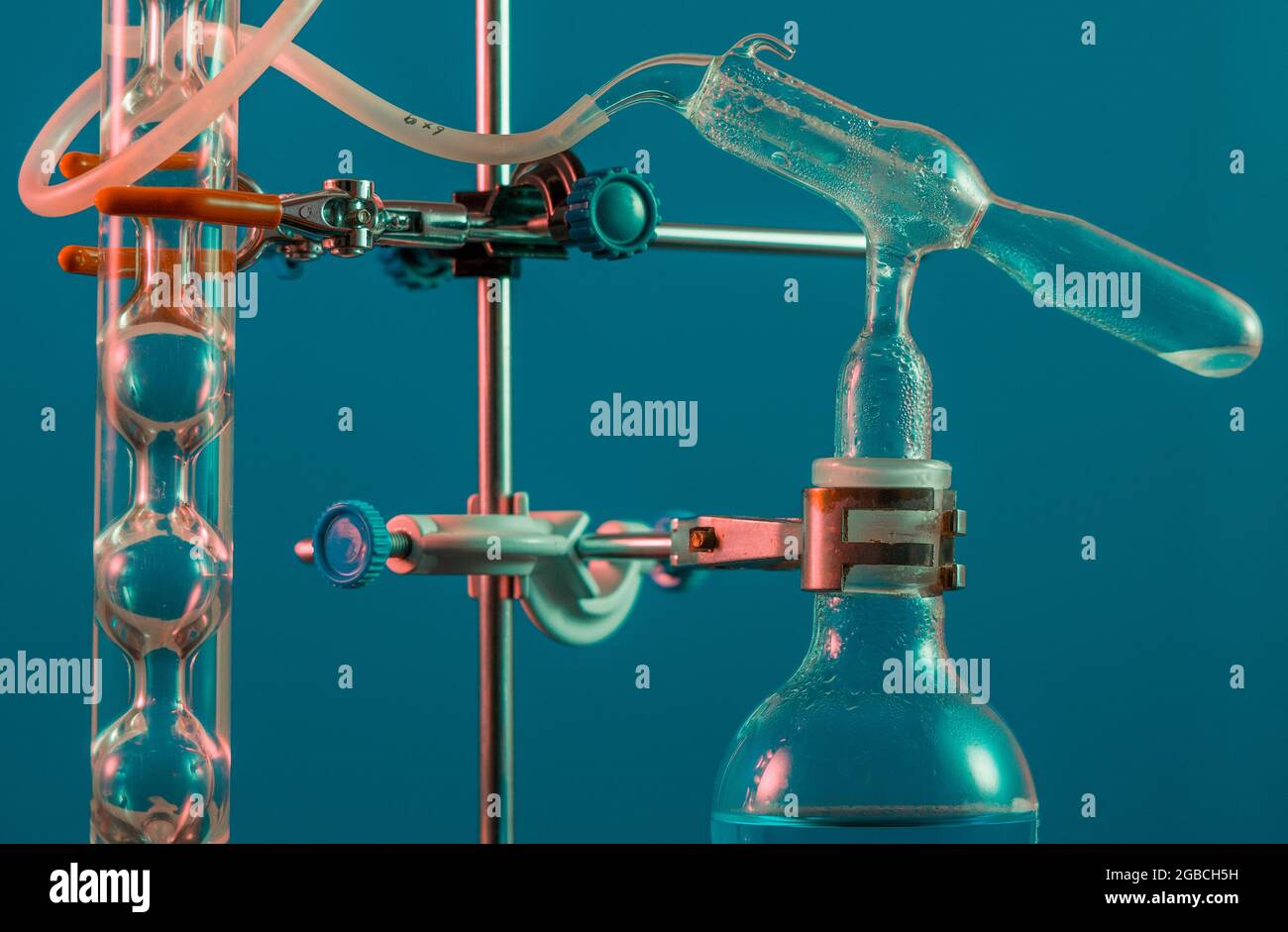 Laboratory with chemical devices for sublimation Stock Photo - Alamy