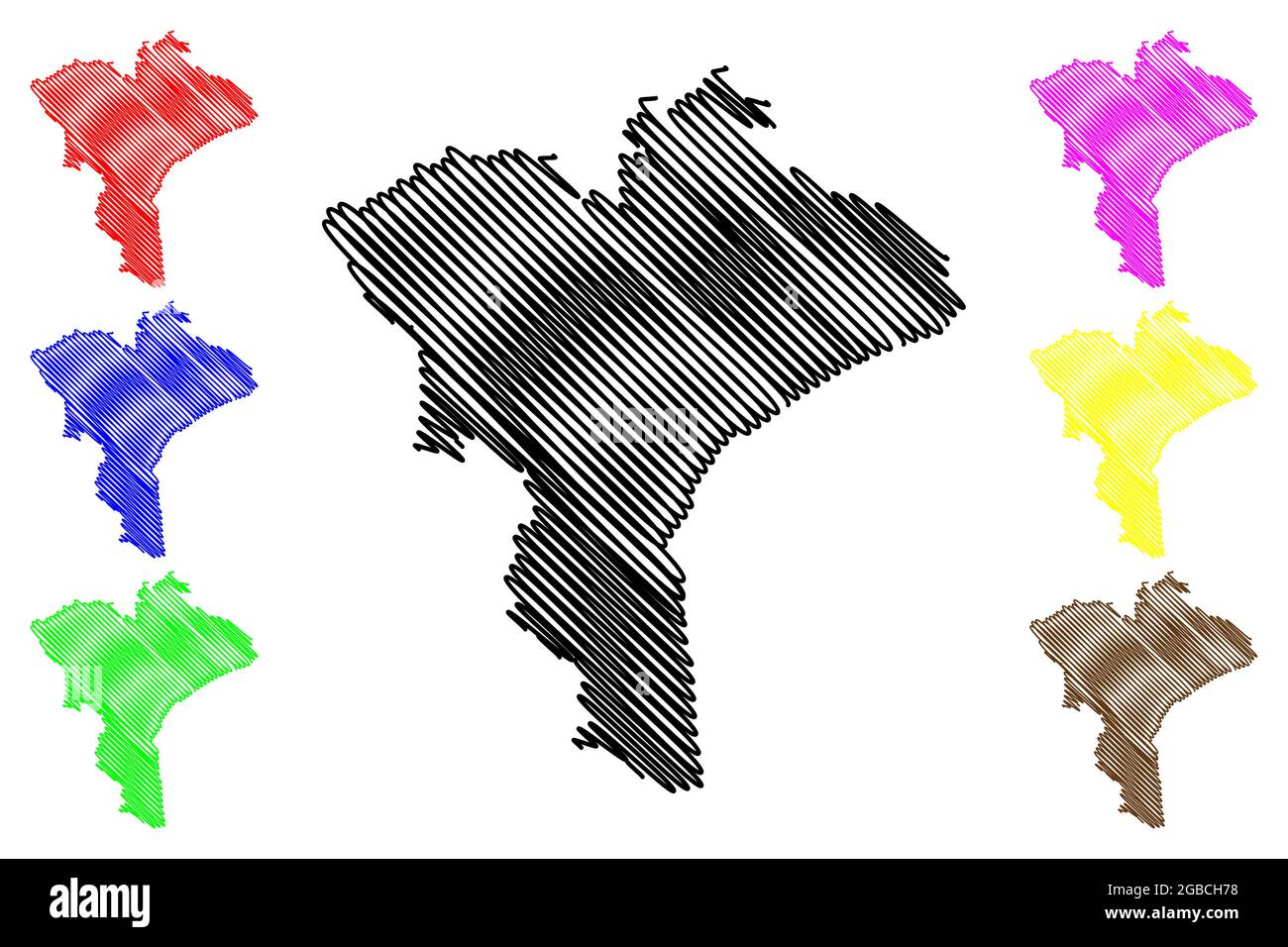 Catanzaro province (Italy, Italian Republic, Calabria region) map ...