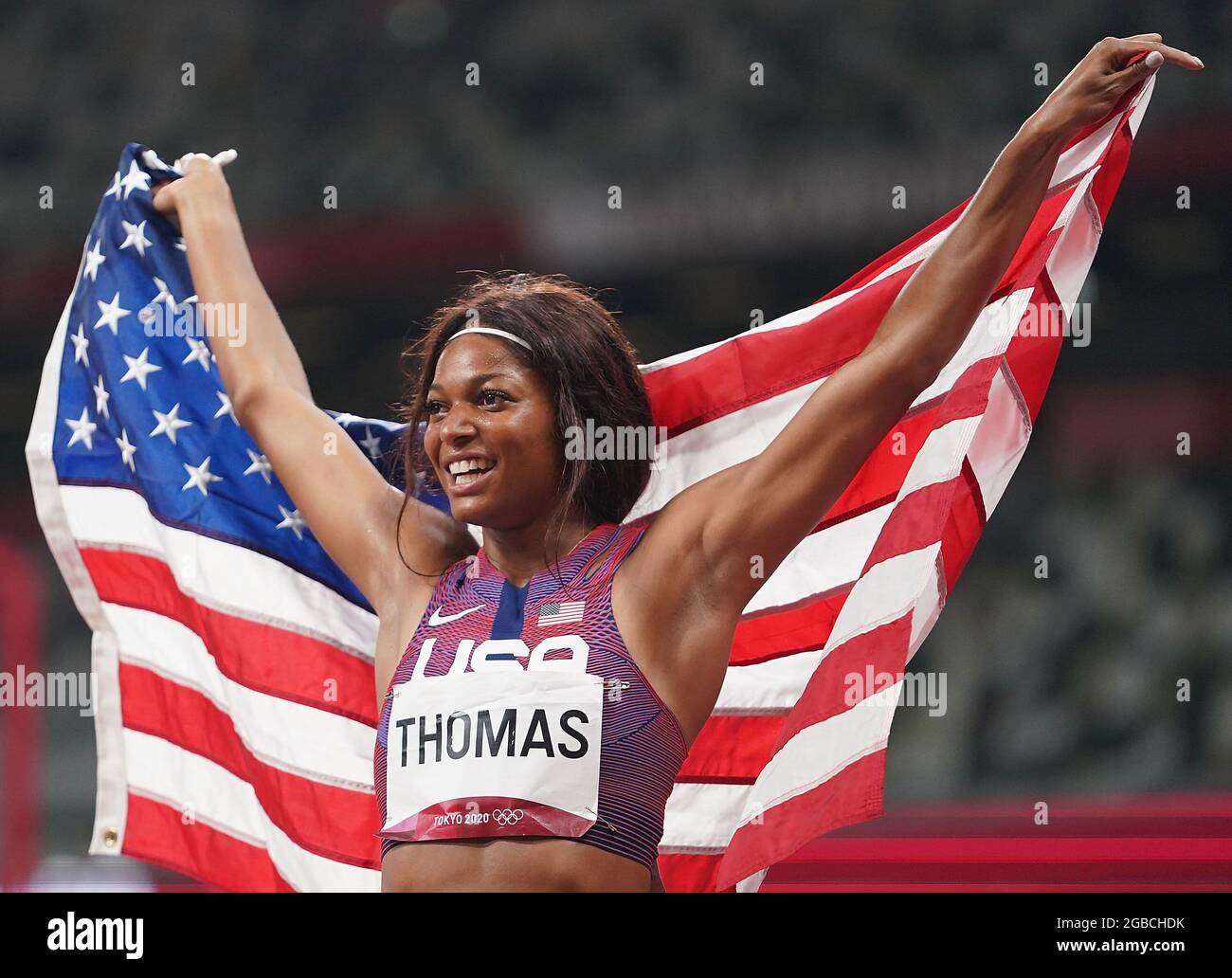 Tokyo, Japan. 3rd Aug, 2021. Gabrielle Thomas of the United States ...