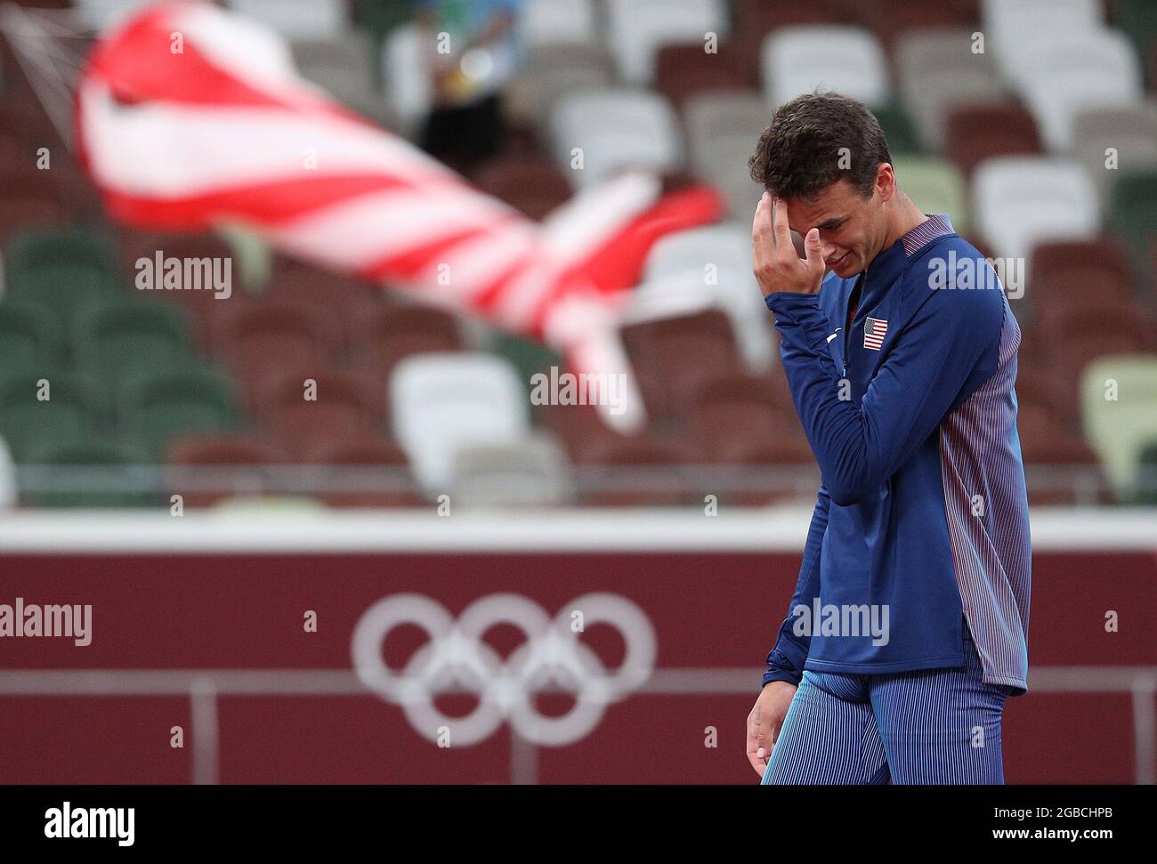Tokyo, Japan. 3rd Aug, 2021. Kc Lightfoot of the United States reacts ...