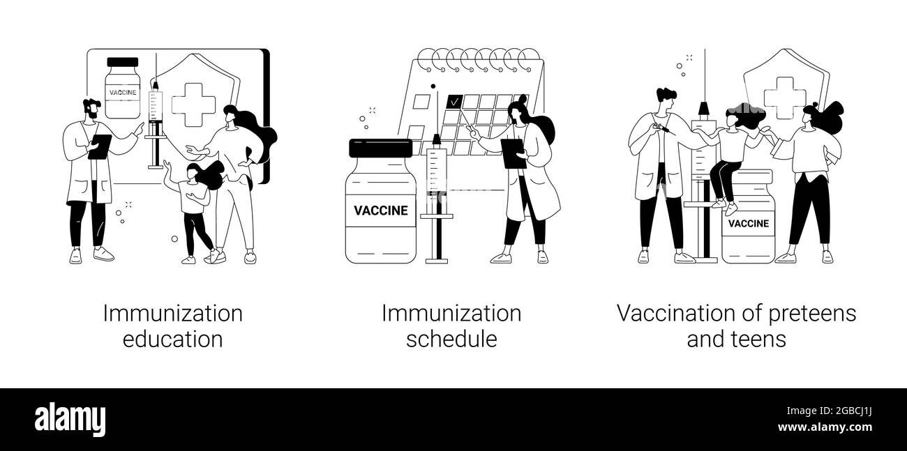 Public health program abstract concept vector illustrations Stock ...