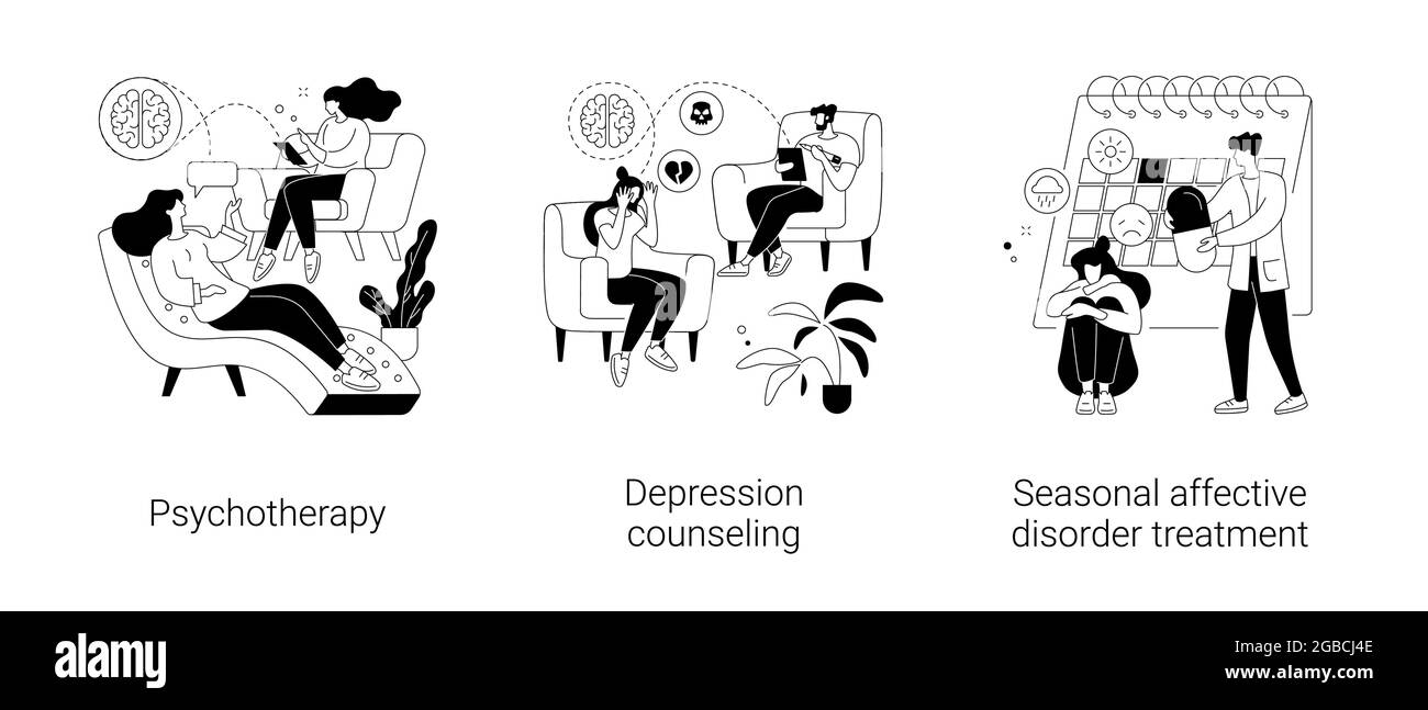 Mental health abstract concept vector illustrations Stock Vector Image ...