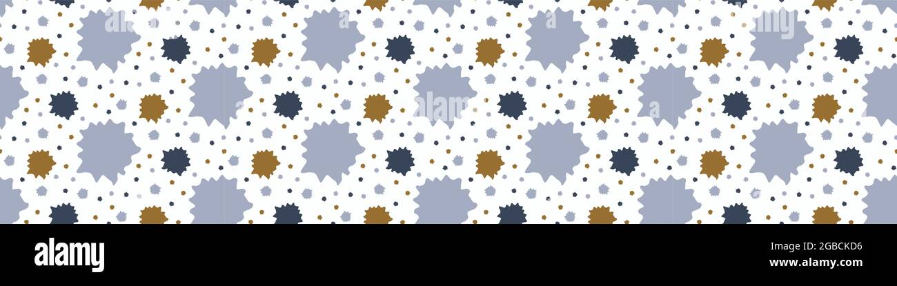 Masculine geometric seamless border pattern. Classic retro geo shape ...