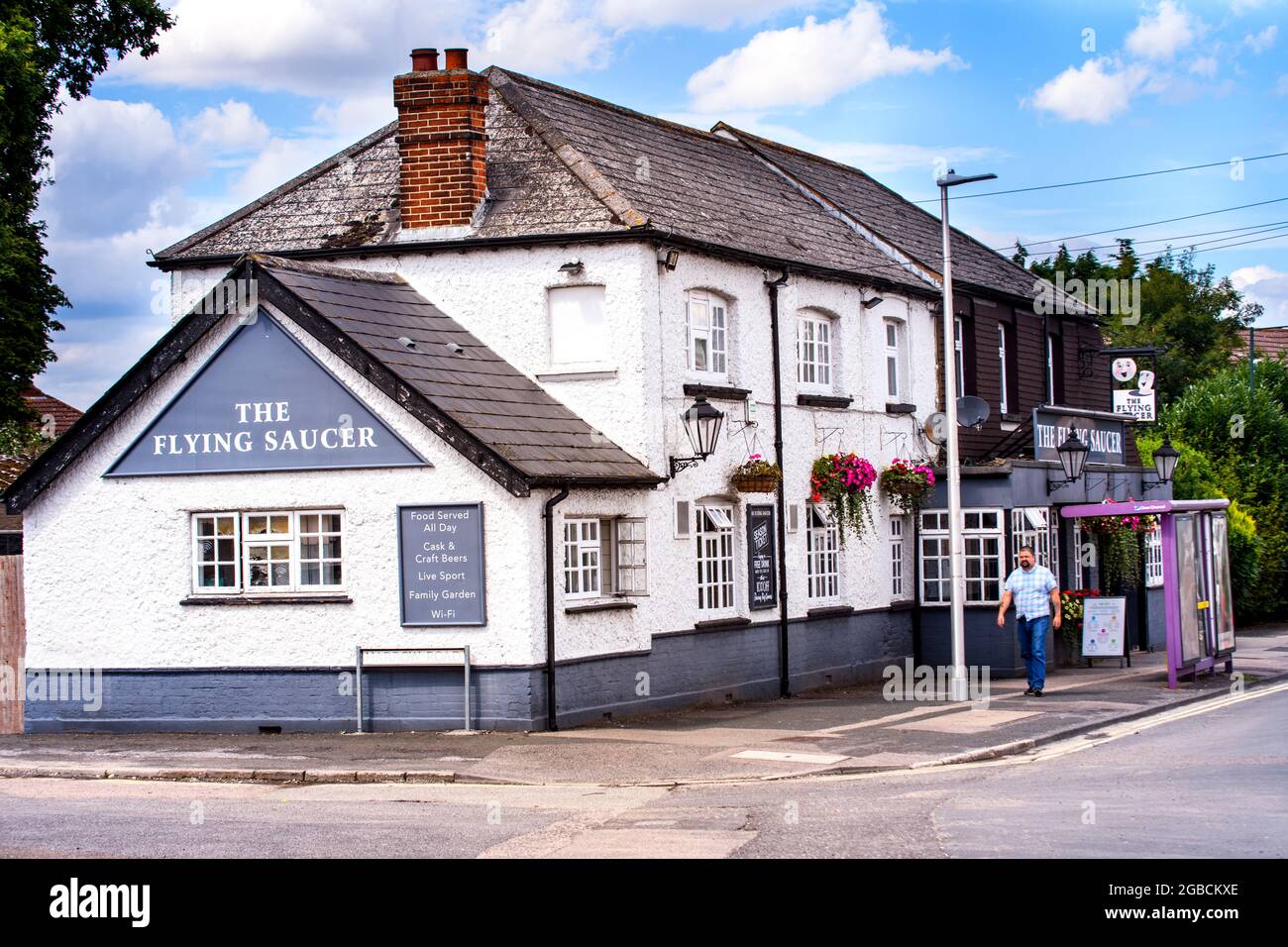 The flying saucer public house pub in Hempstead Kent England UK Stock ...