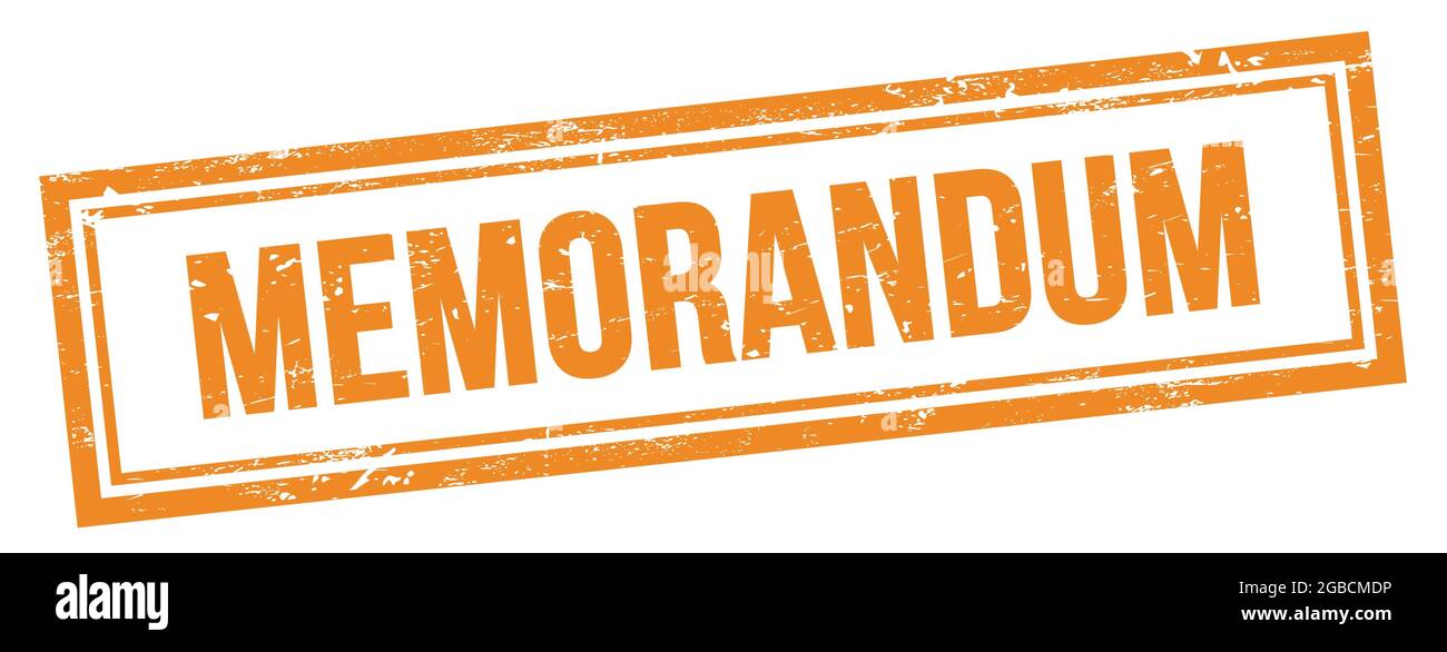 Memorandum stamp Cut Out Stock Images & Pictures - Alamy