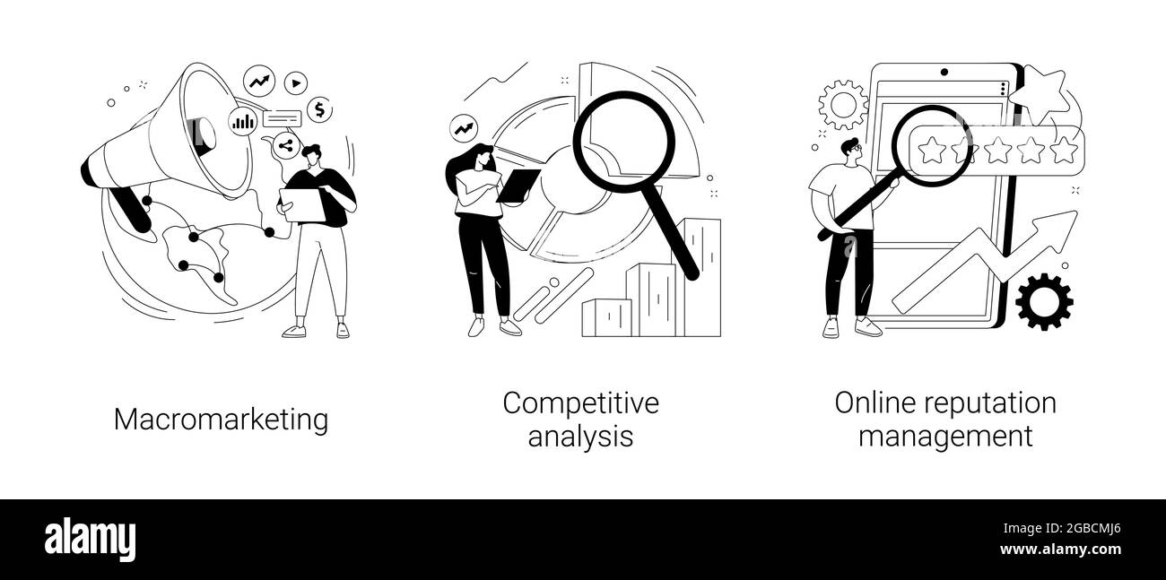 Global marketing strategy abstract concept vector illustrations Stock ...