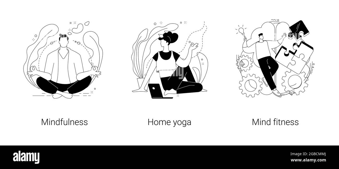 Mental health abstract concept vector illustrations Stock Vector Image ...