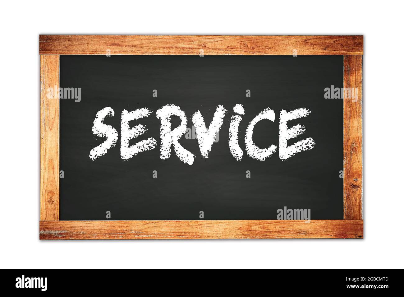 Service sign on blackboard Cut Out Stock Images & Pictures - Alamy