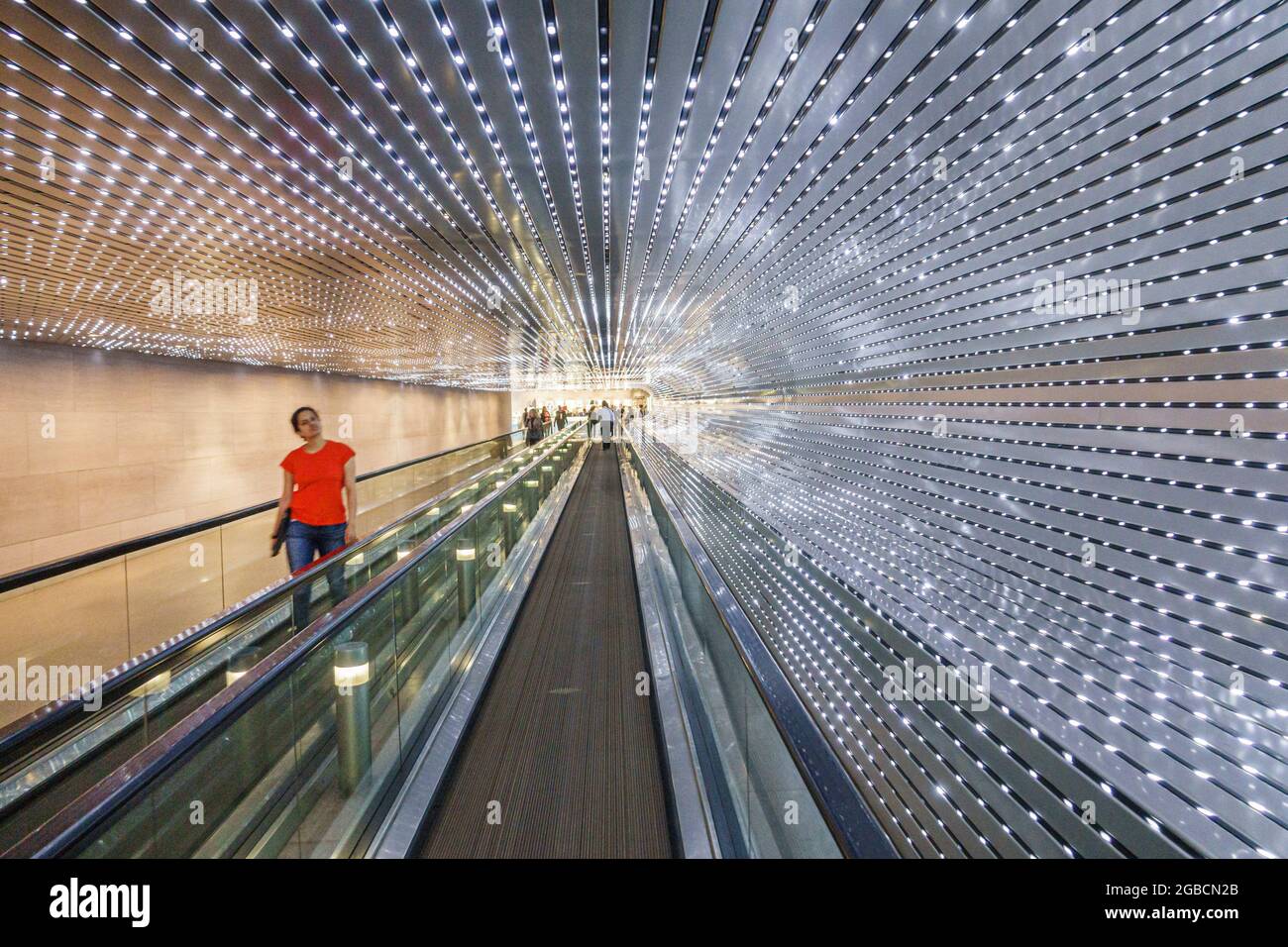Underground multiverse light sculpture leo villareal hi-res stock ...