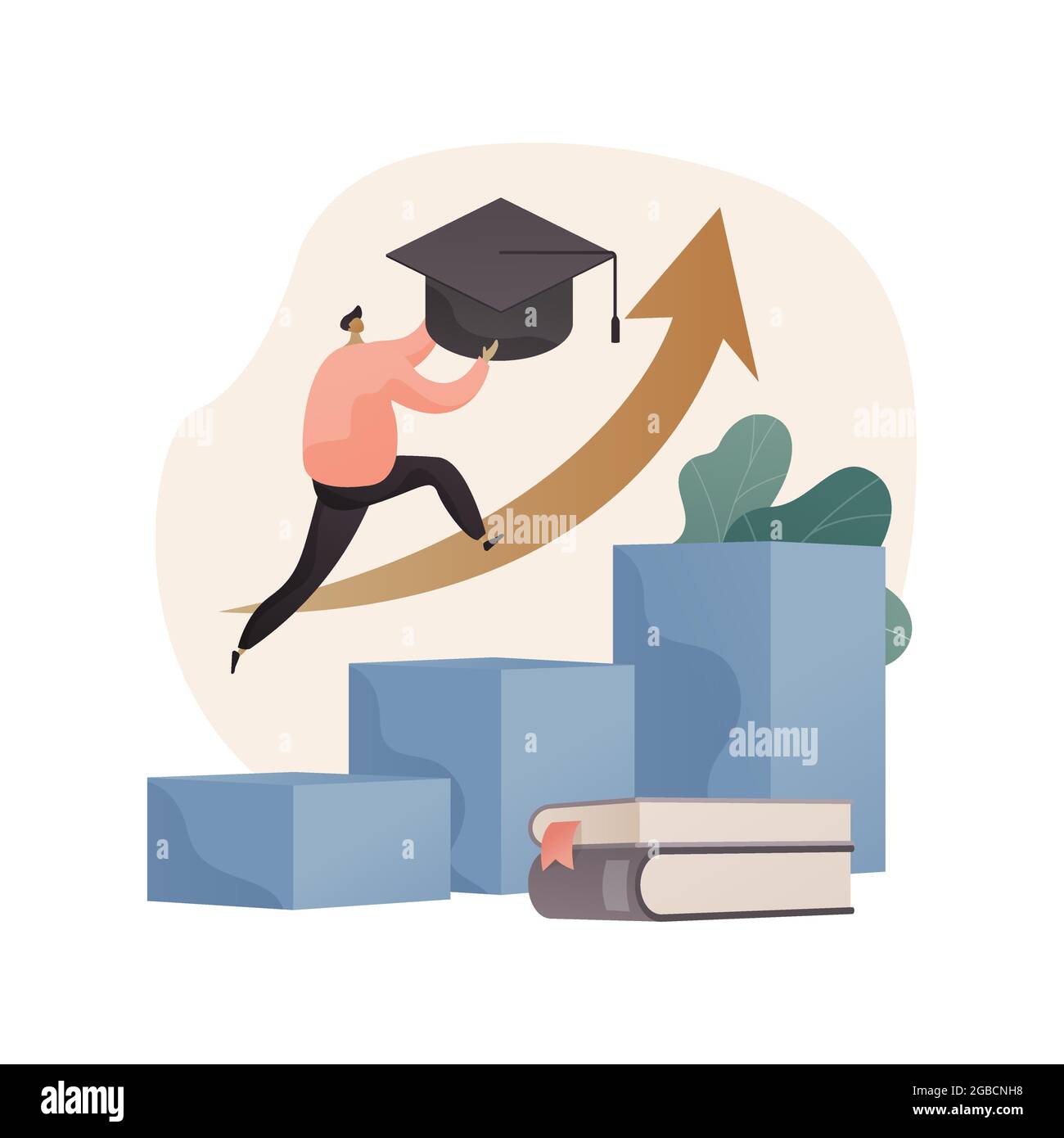 Educational trajectory abstract concept vector illustration Stock ... Educational trajectory abstract concept vector illustration Stock ...