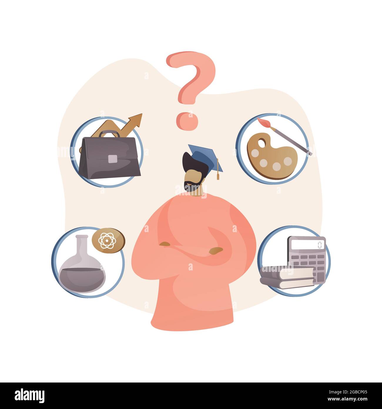 College choice abstract concept vector illustration Stock Vector Image ...