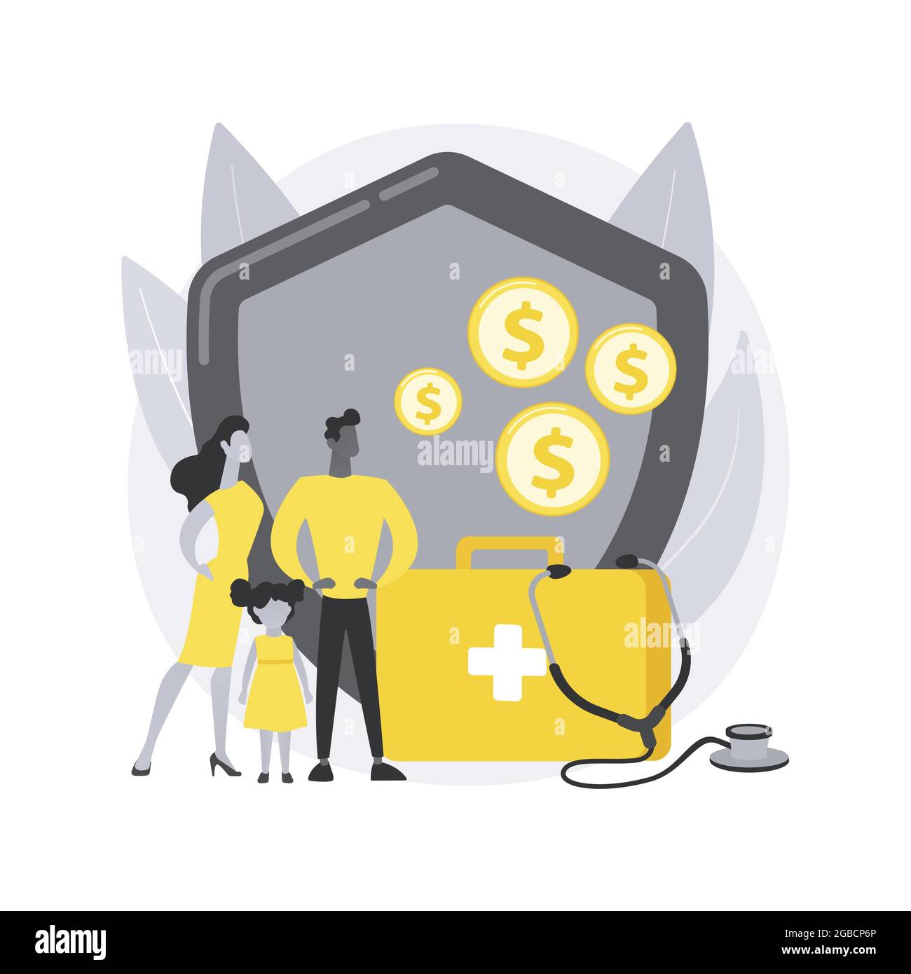 Emergency support fund abstract concept vector illustration Stock ...