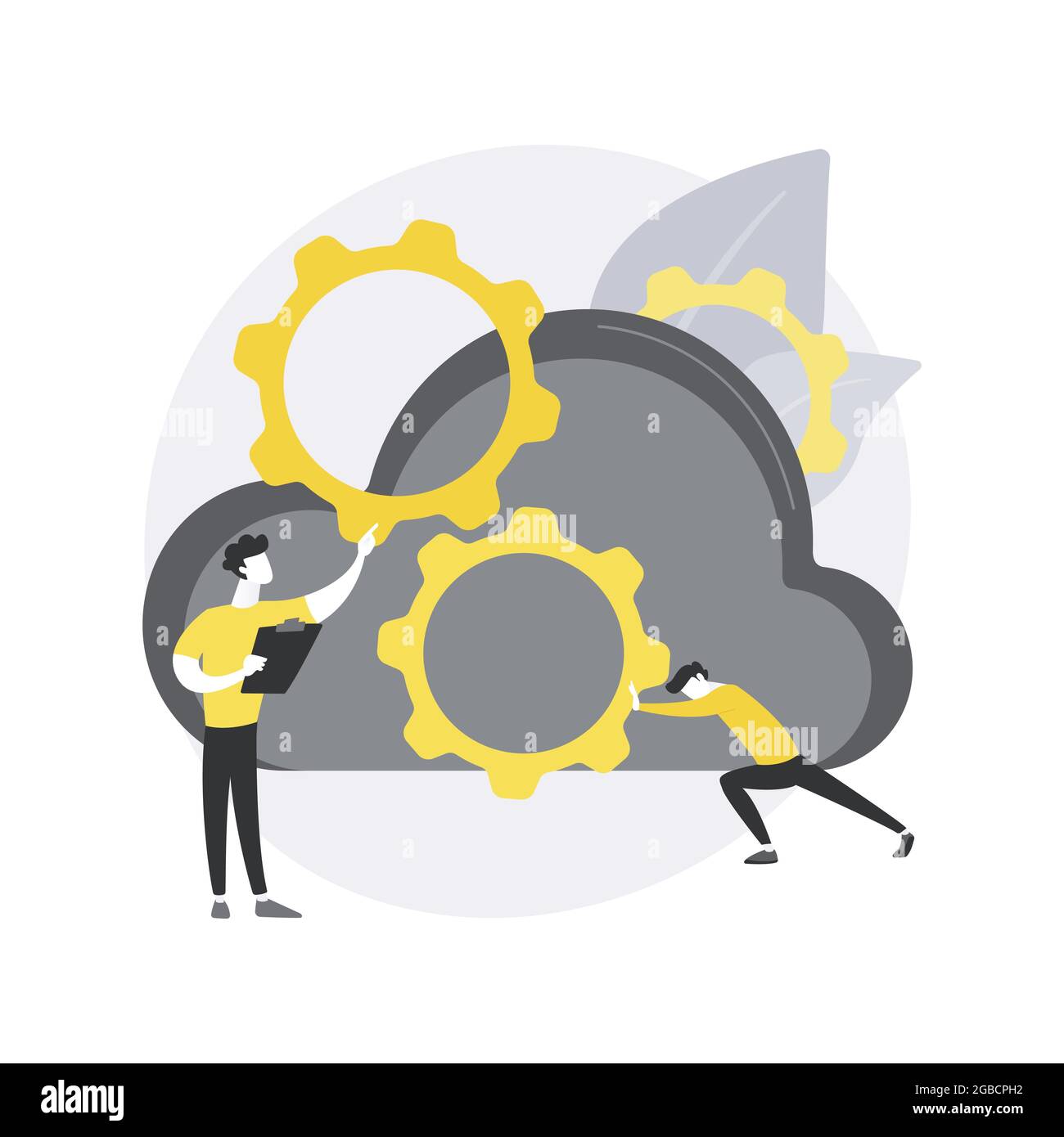 Cloud engineering abstract concept vector illustration Stock Vector ... Cloud engineering abstract concept vector illustration Stock Vector ...