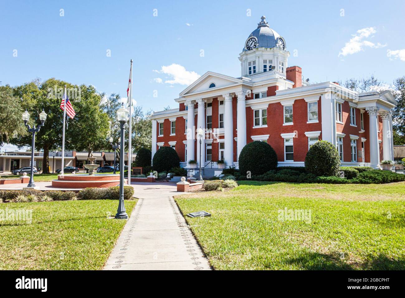 Florida Dade City Pasco County Courthouse,historic building outside ...