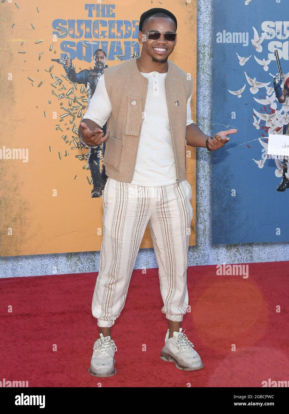 Joivan Wade arrives at THE SUICIDE SQUAD World Premiere held at the ...