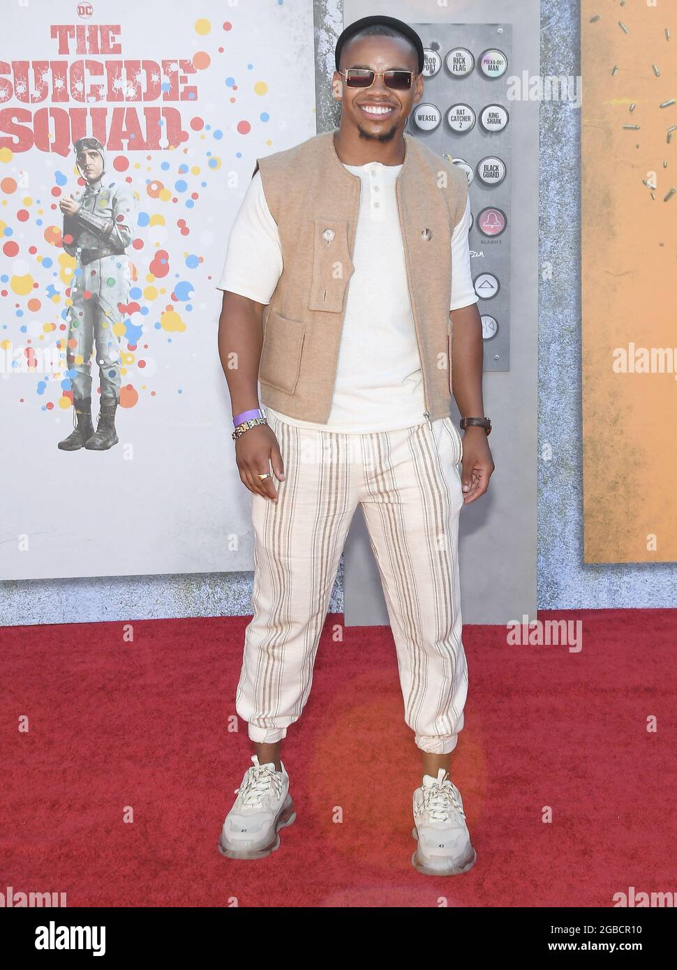 Joivan Wade arrives at THE SUICIDE SQUAD World Premiere held at the ...