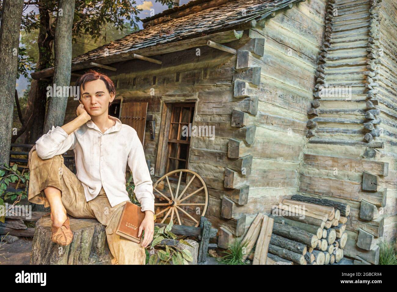 Abe Lincoln Cabin High Resolution Stock Photography and Images - Alamy