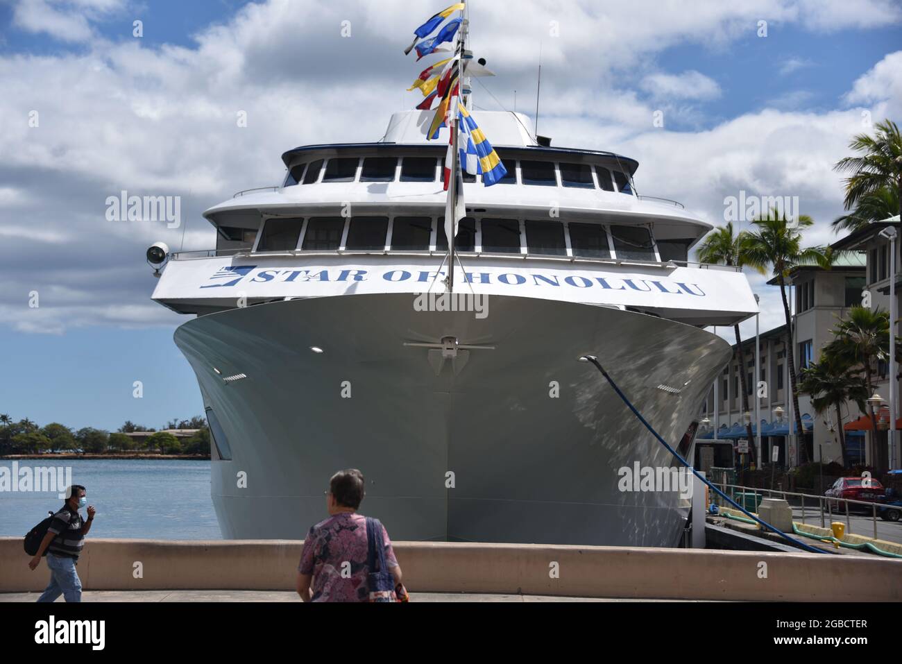 Oahu, HI. U.S.A. Star of Honolulu. Sunset dinner cruise. Fine dining ...