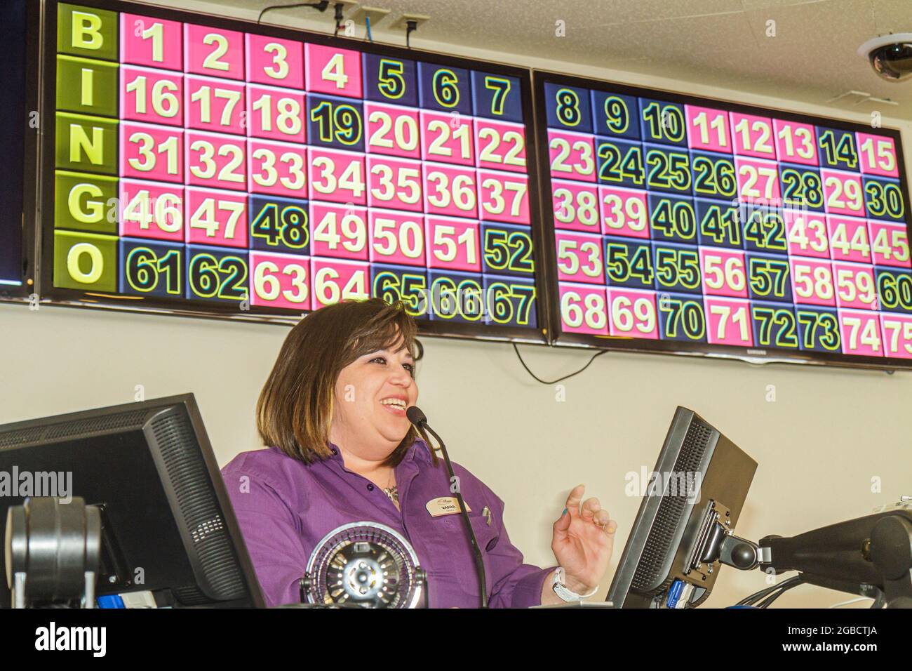 Bingo caller hi-res stock photography and images - Alamy