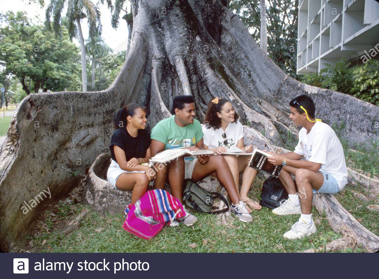 Puerto rico san juan university students campus school hi-res stock ...