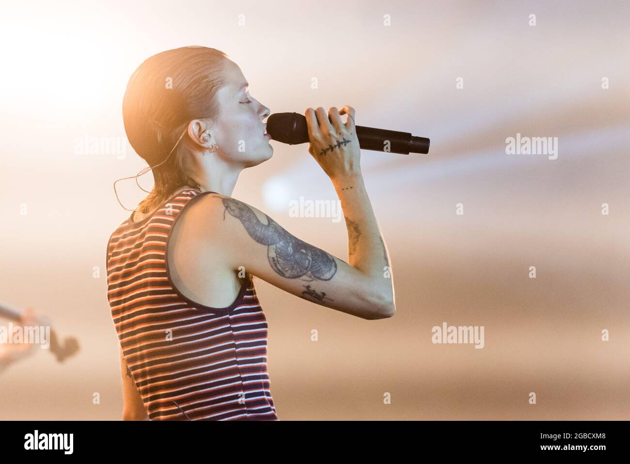 Roskilde, Denmark. 01st, July 2021. The Danish singer musician and ...