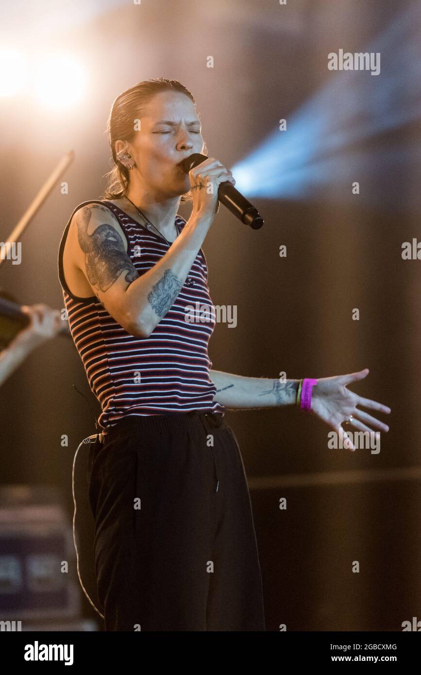 Roskilde, Denmark. 01st, July 2021. The Danish singer musician and ...