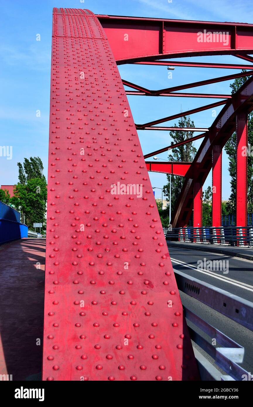 Road viaduct over the railroad tracks, transport. Summer Stock Photo ...