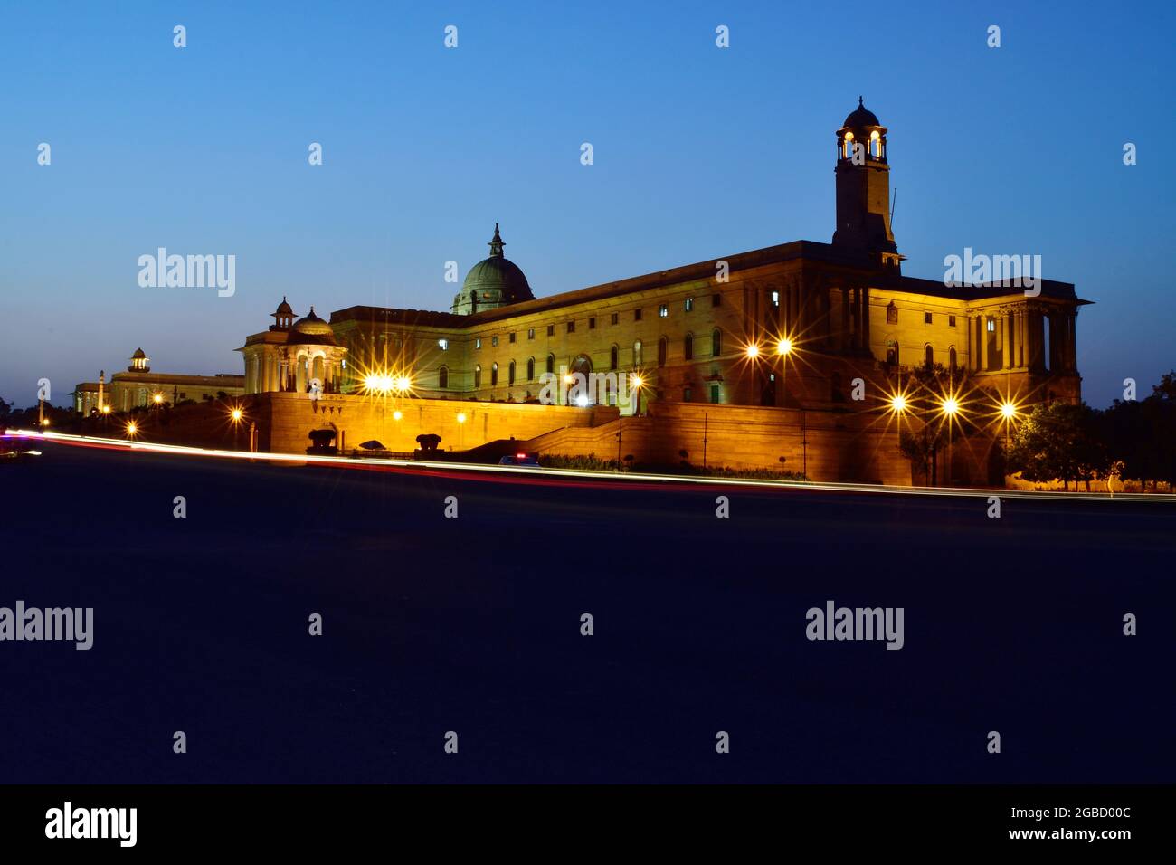 Delhi india rajpath road hi-res stock photography and images - Alamy