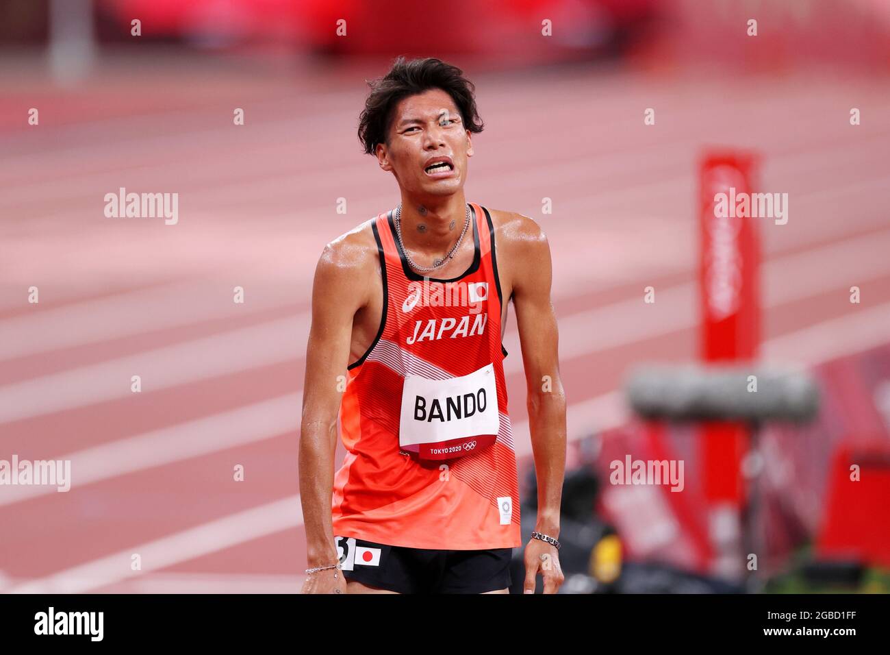 Tokyo, Japan. 3rd Aug, 2021. Yuta Bando (JPN) Athletics : Men's 5000m ...