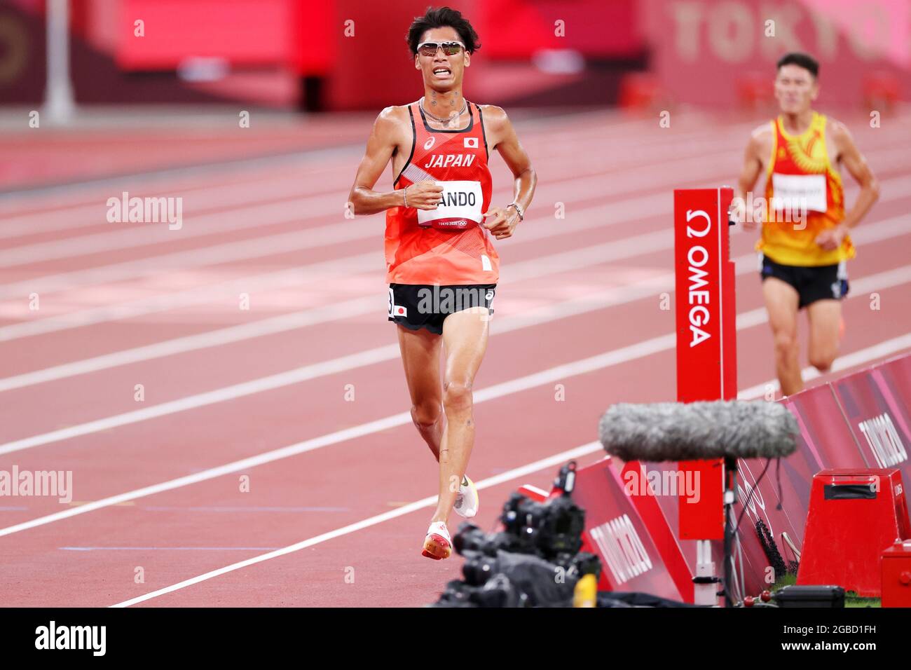Tokyo, Japan. 3rd Aug, 2021. Yuta Bando (JPN) Athletics : Men's 5000m ...