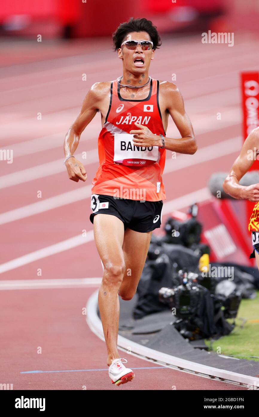 Tokyo, Japan. 3rd Aug, 2021. Yuta Bando (JPN) Athletics : Men's 5000m ...